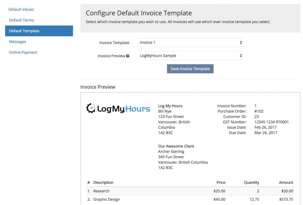 Major Invoicing Updates - LogMyHours.com Blog