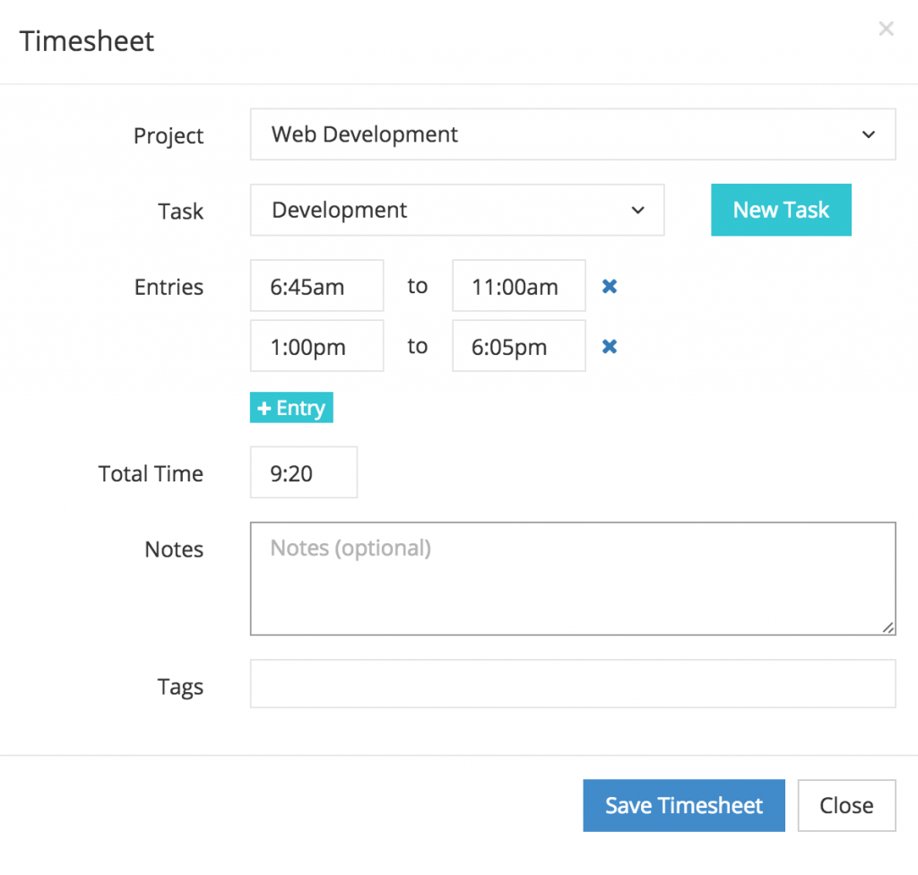 Timesheet Updates - Entries - LogMyHours.com Blog